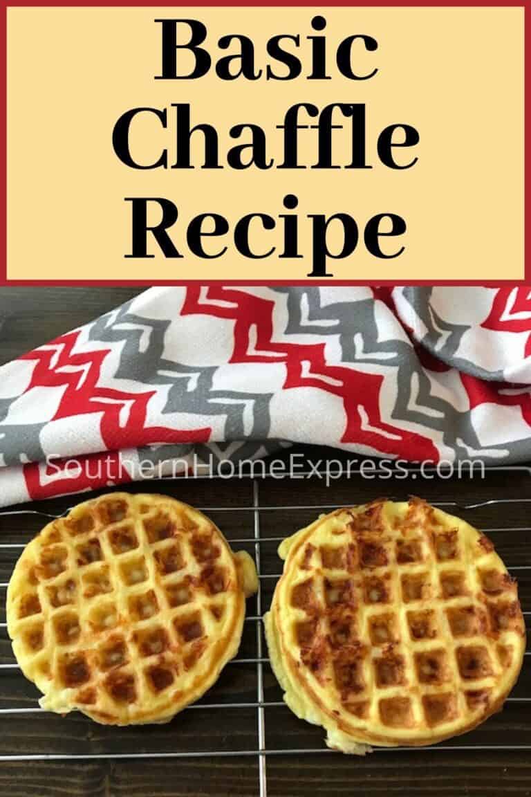 Easy Basic Chaffle Recipe - Southern Home Express