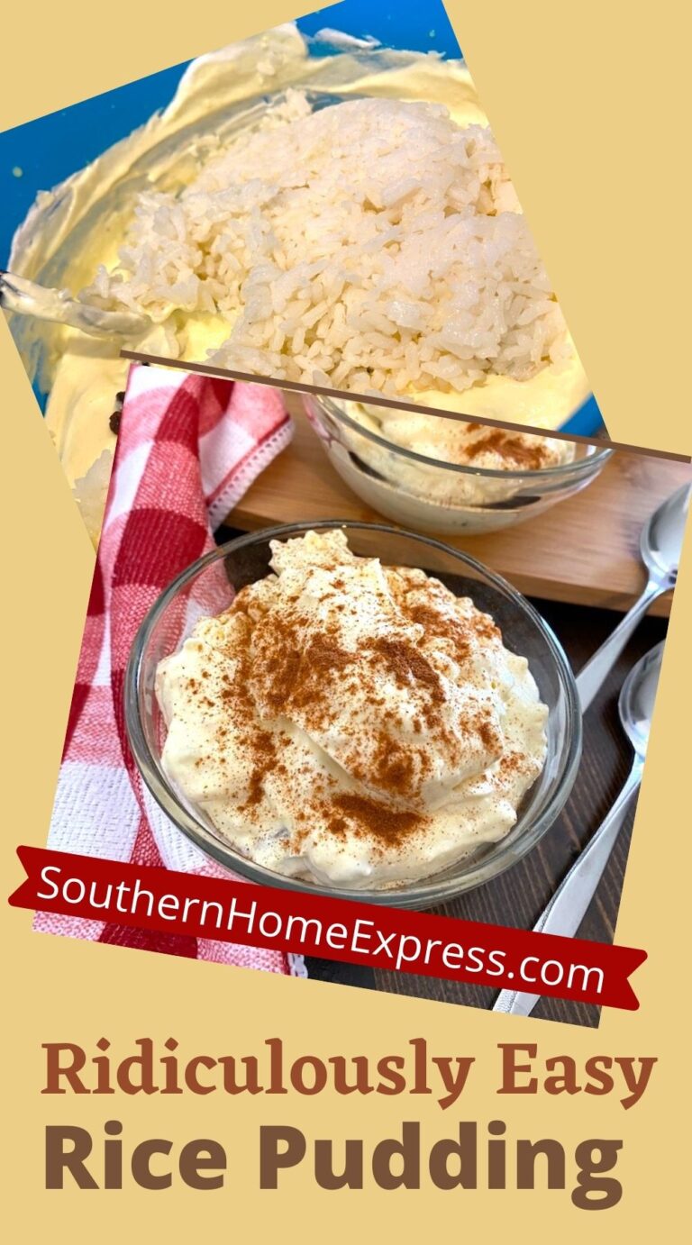 Ridiculously Easy Rice Pudding Recipe - Southern Home Express