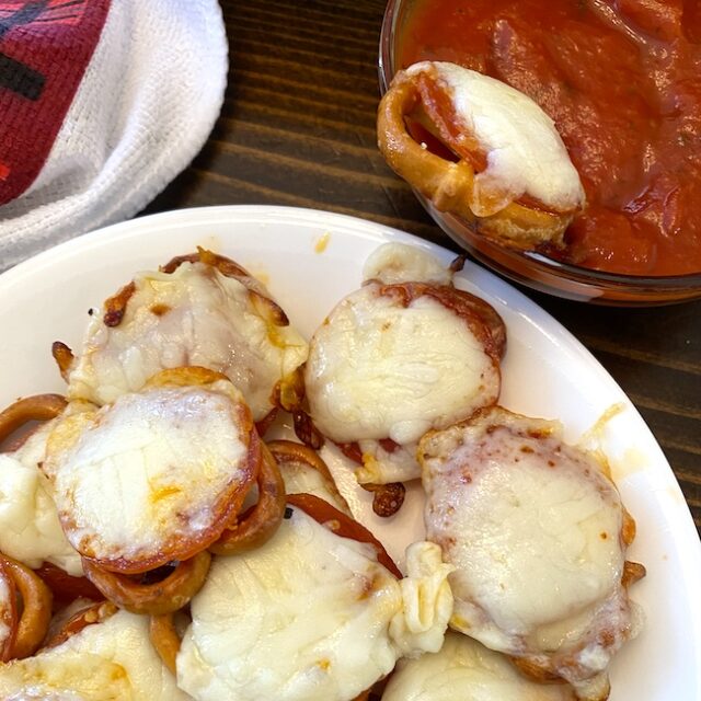 Pepperoni Pretzel Pizza Bites - Southern Home Express