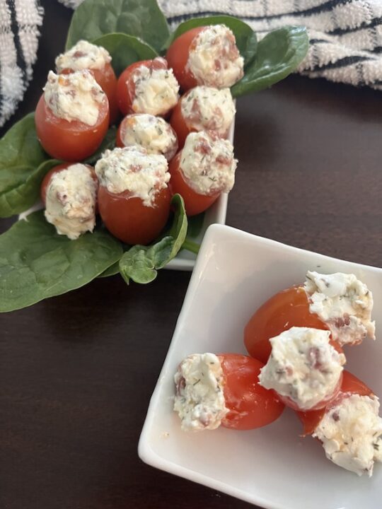 Bacon Stuffed Cherry Tomatoes - Southern Home Express