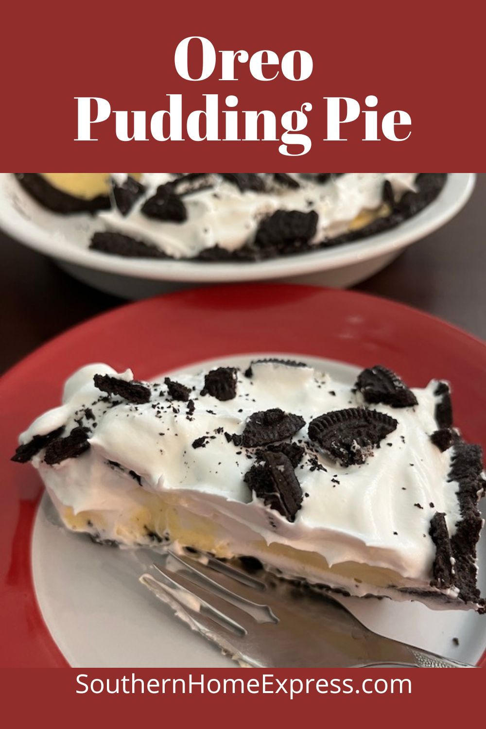Easy No Bake Oreo Pudding Pie Recipe - Southern Home Express