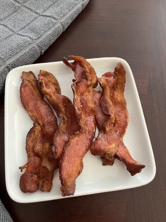 Perfect Crispy Bacon in the Air Fryer - Southern Home Express
