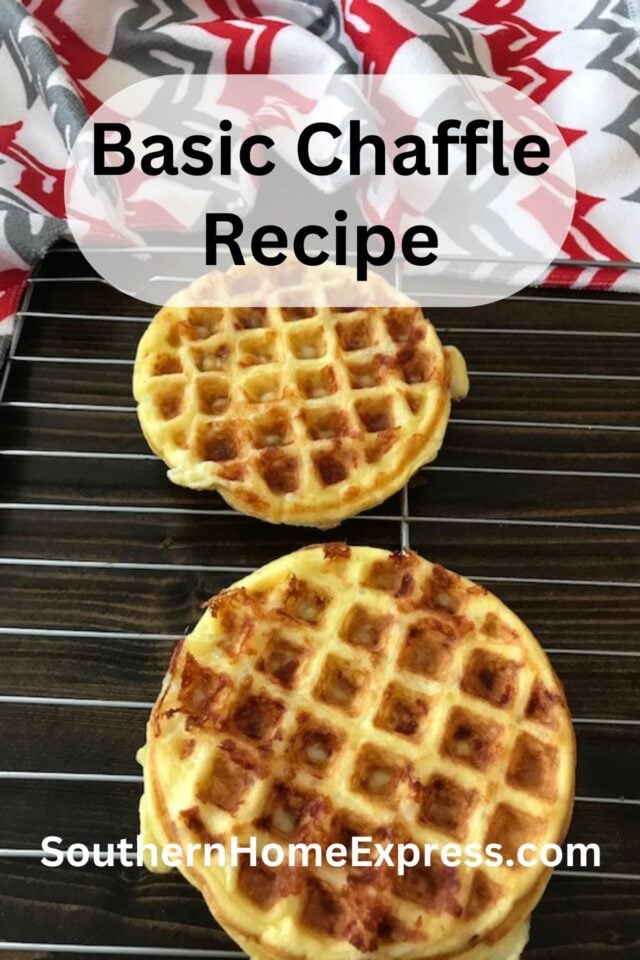 Easy Basic Chaffle Recipe - Southern Home Express
