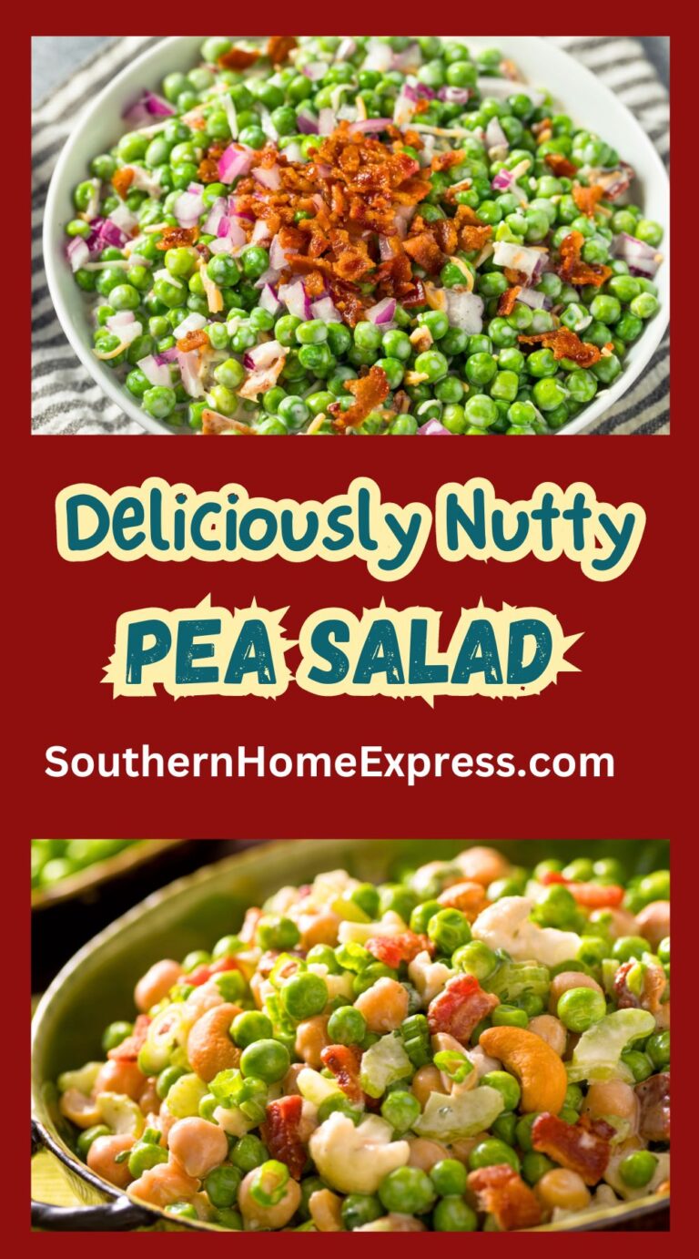 Nutty Green Pea Salad Recipe - Southern Home Express