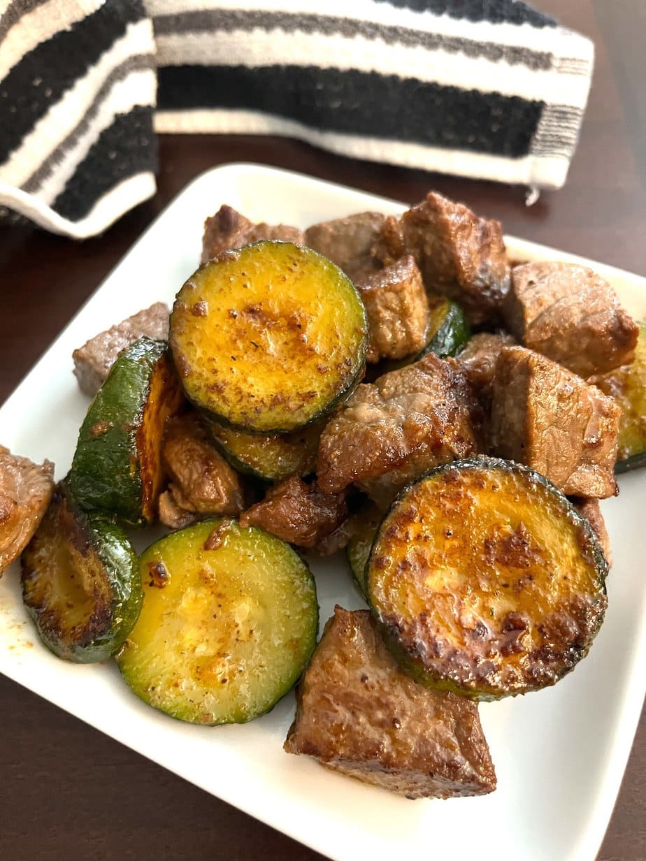 Low-Carb Sautéed Beef and Zucchini - Southern Home Express