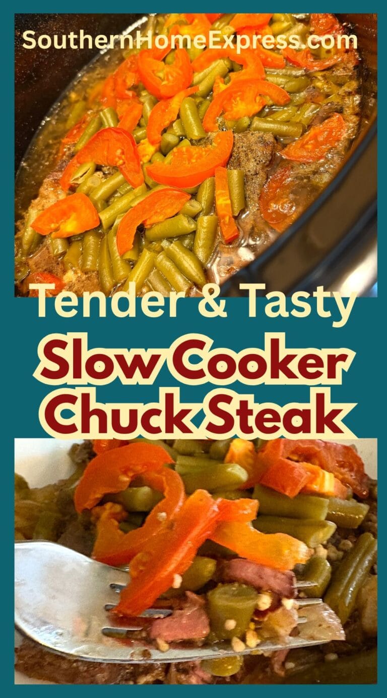 Tender Slow Cooker Chuck Steak with Vegetables - Southern Home Express