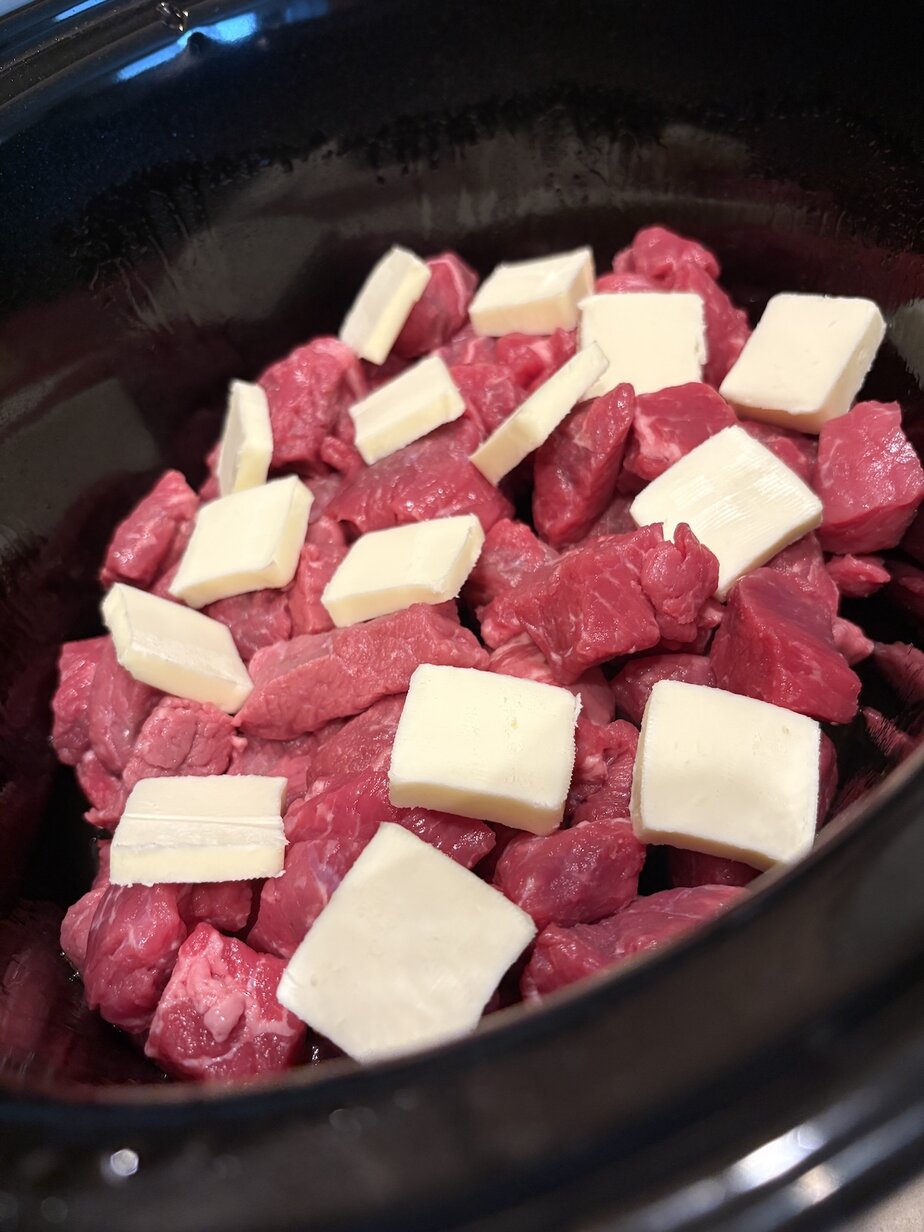 3-Ingredient Crock Pot Butter Beef - Southern Home Express
